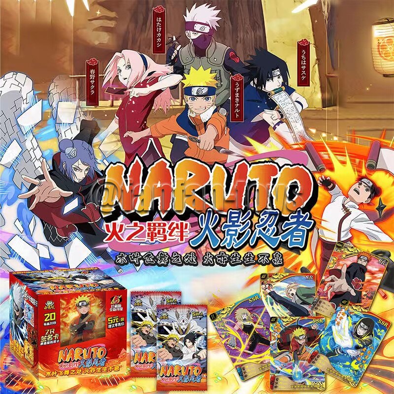 Naruto Shippūden Kakashi TCG SR Rare Collection Cartoon Cards - Crazy ...