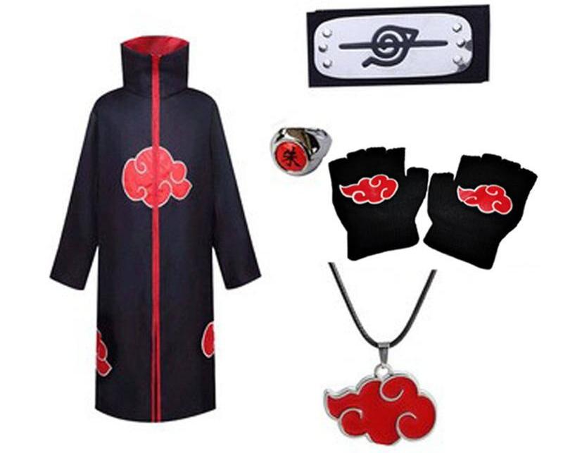 Akatsuki Cloak Itachi Naruto Cosplay Costume - Crazy Anime Store