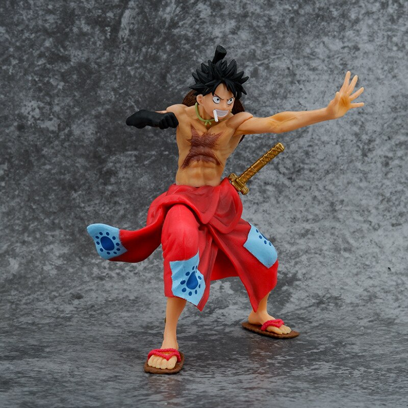 One Piece Kimono Luffy Wano Country Action Figure - Crazy Anime Store